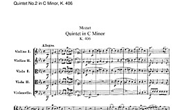 String Quintet No. 2 Cello - Violoncelo - Partituras - Cantorion - Partituras grátis